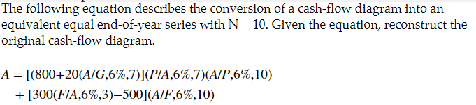 Solved The following equation describes the conversion of a | Chegg.com