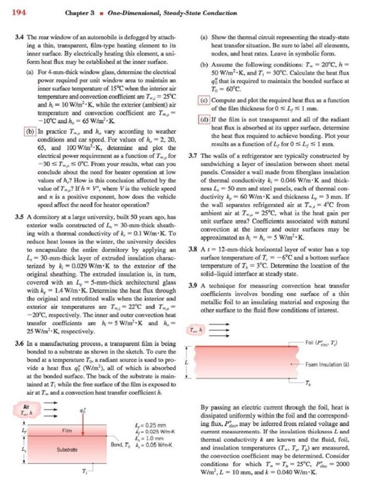 194 Chapter 3 One-Dimensional, Steady-State | Chegg.com 194 Chapter 3 One-Dimensional, Steady-State | Chegg.com
