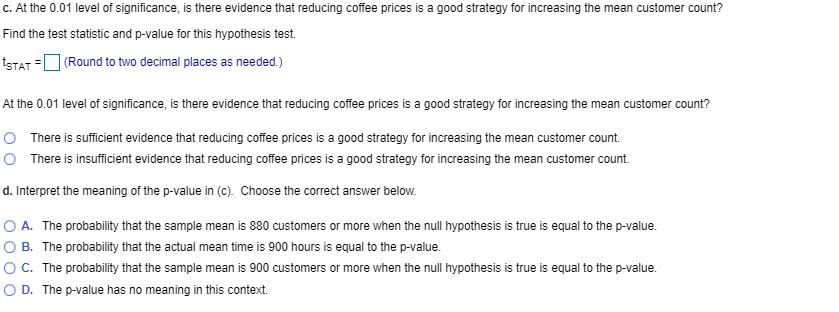 Solved The per-store daily customer count (i.e., the | Chegg.com