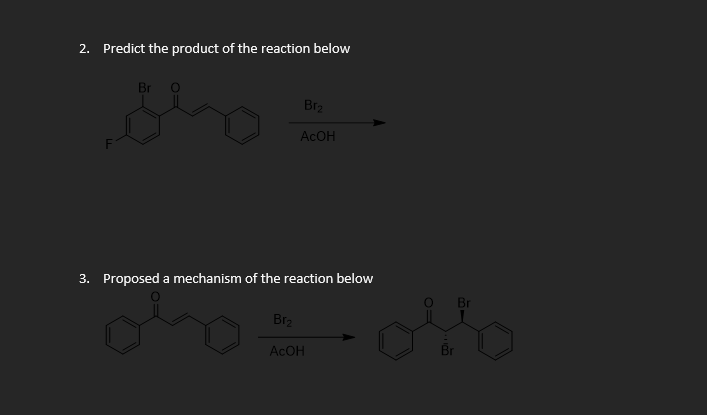 Solved Predict the product of the reaction below part | Chegg.com