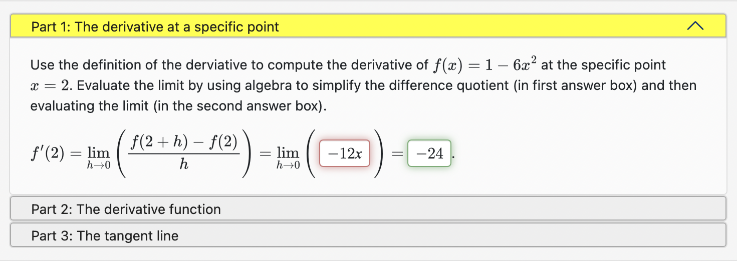 Solved Use the definition of the derviative to compute the | Chegg.com