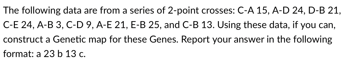 Solved The following data are from a series of 2 -point | Chegg.com