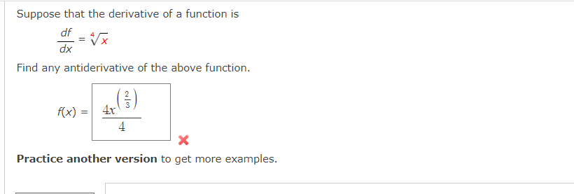 Solved Suppose that the derivative of a function | Chegg.com
