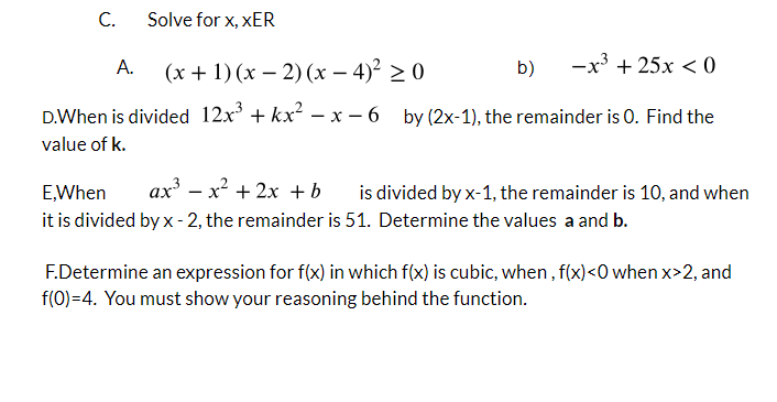 Solved 2A. Using graphing software (desmos), fill in the | Chegg.com