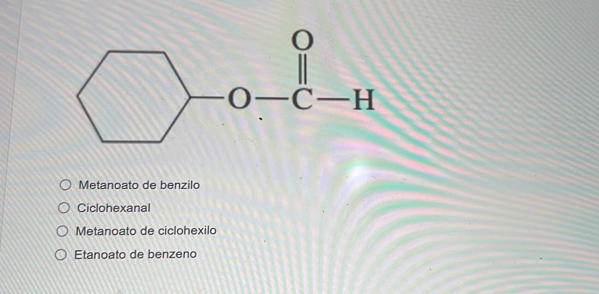 Solved la siguiente molécula se conoce como: the following | Chegg.com