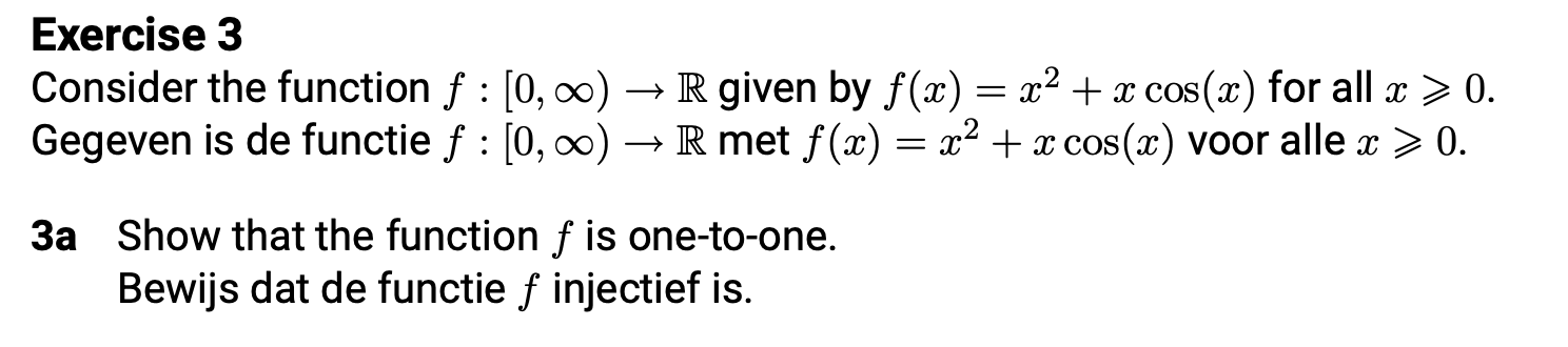 Solved Exercise 3\\nConsider the function f:[0,\\\\infty | Chegg.com Solved Exercise 3\\nConsider the function f:[0,\\\\infty | Chegg.com
