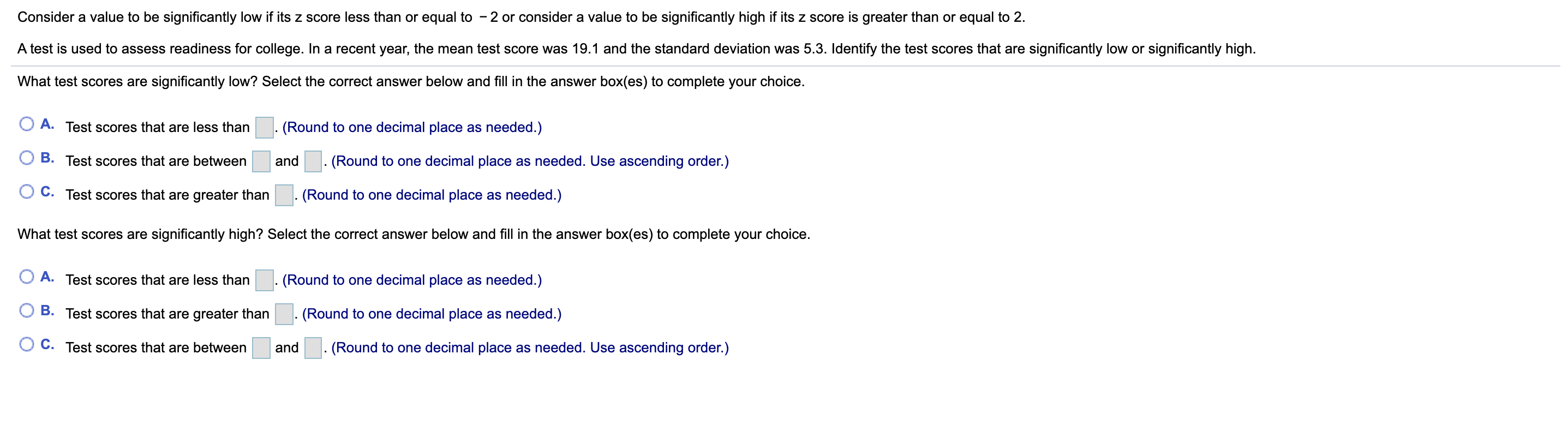 Solved Consider a value to be significantly low if its z | Chegg.com
