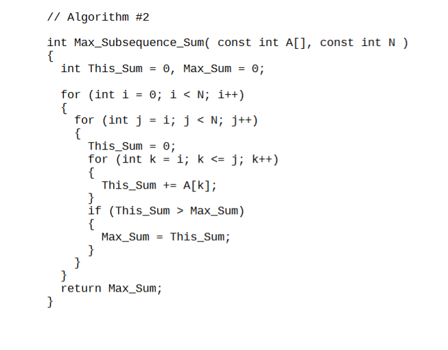 Solved Give the upper bound (in "Big-Oh" notation) on the | Chegg.com