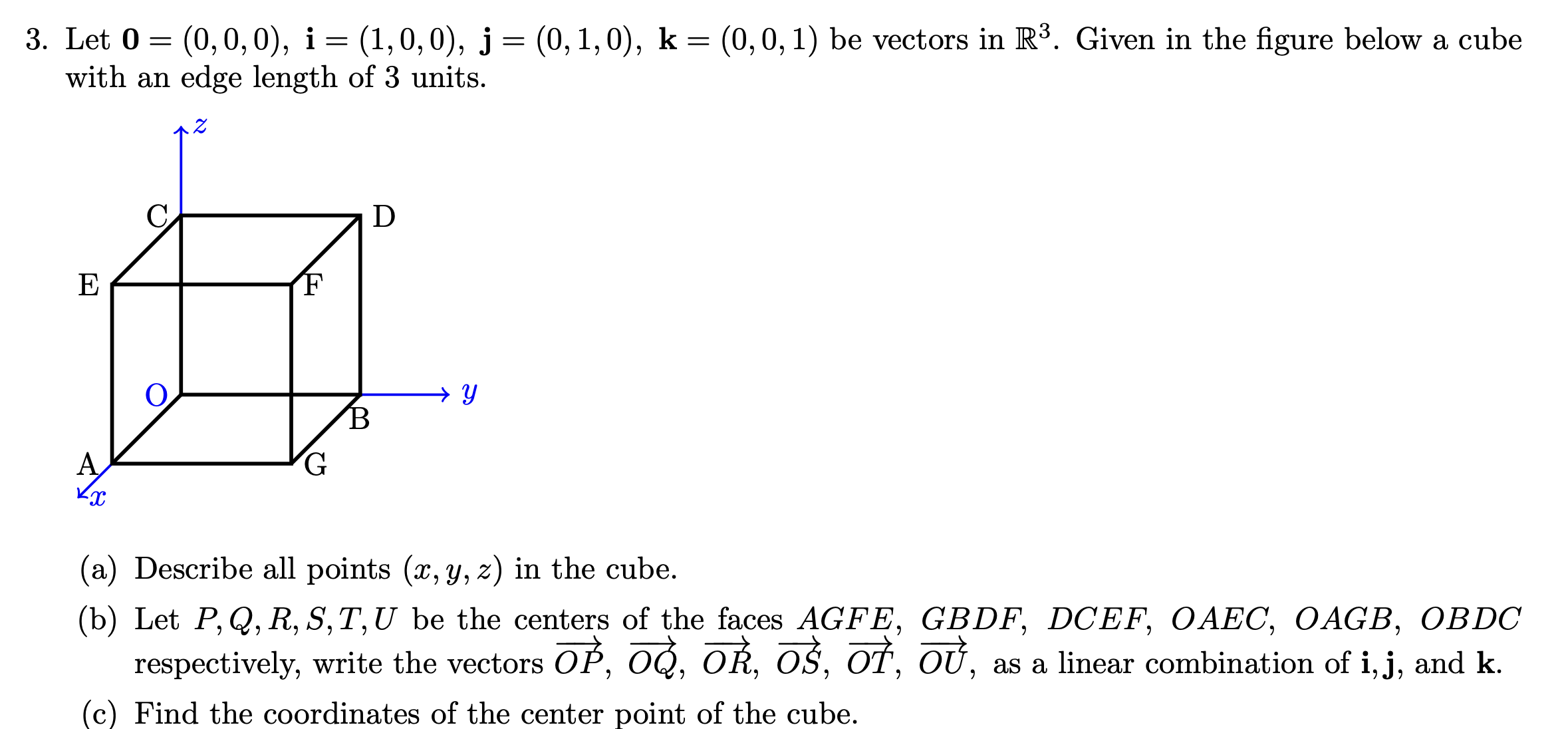 Solved USE LINEAR ALGEBRA PLEASE. Let | Chegg.com