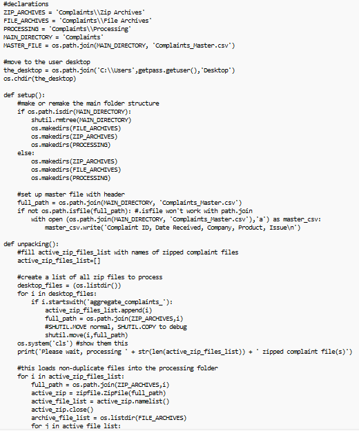 This Loads Non Duplicate Files Into The Processing 
