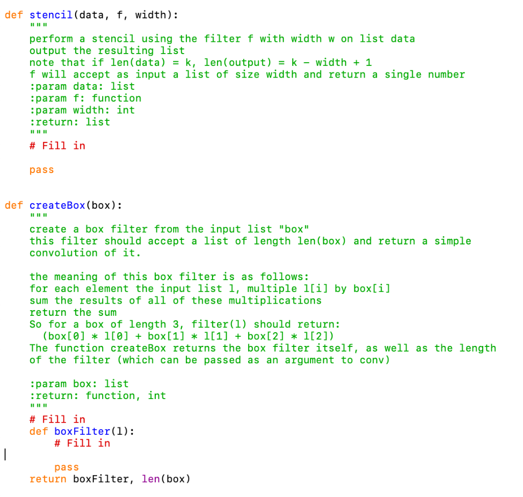 Solved 2) Problem 2: Stencils In this problem, we ask you to | Chegg.com