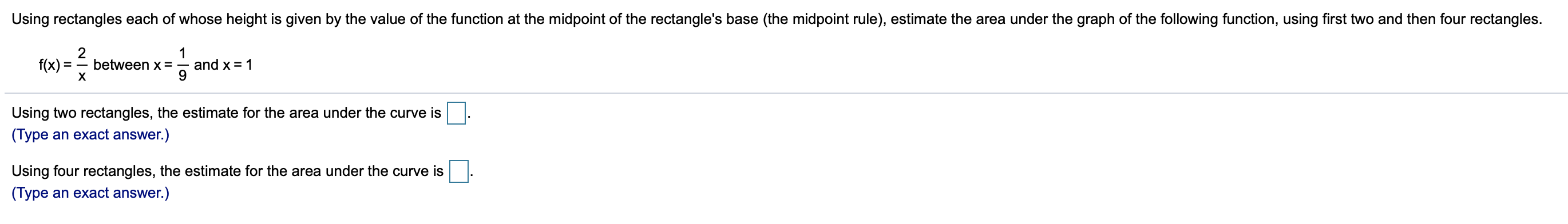 Solved Using rectangles each of whose height is given by the | Chegg.com