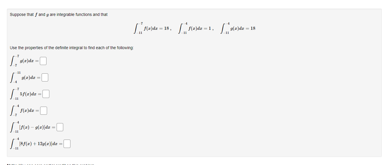 Solved Suppose that f ﻿and g ﻿are integrable functions and | Chegg.com