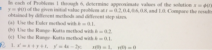 Solved In each of Problems 1 through 6, determine | Chegg.com