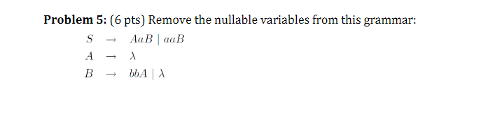 Solved Problem 5 6 Pts Remove The Nullable Variable