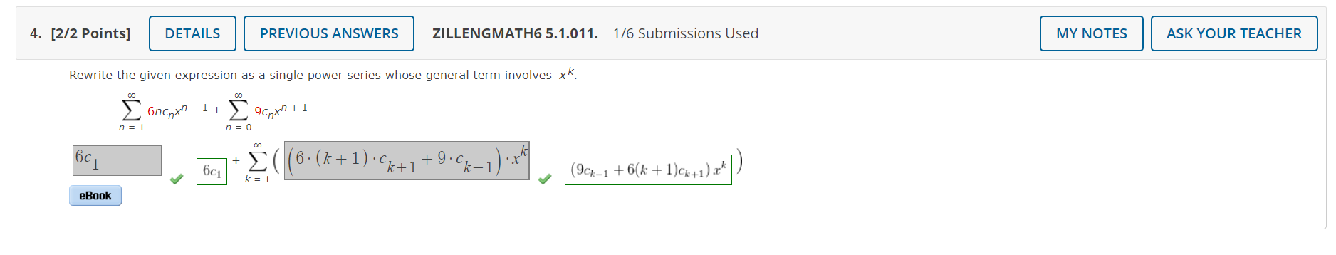 Solved 4. [2/2 Points] DETAILS PREVIOUS ANSWERS ZILLENGMATH6 | Chegg.com