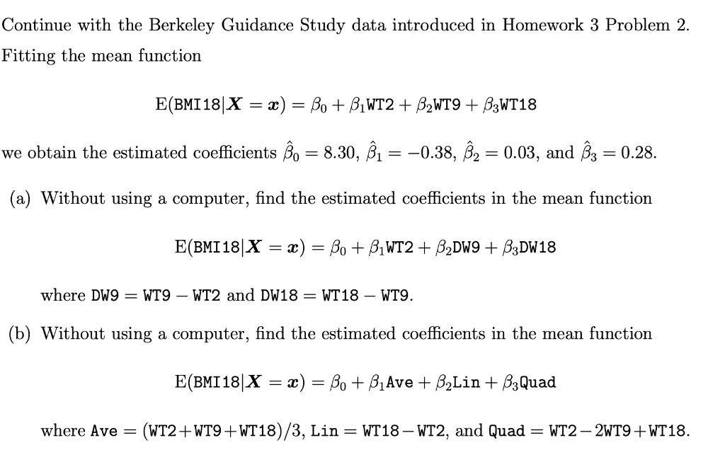 Solved Please use the package alr4 to do the following | Chegg.com