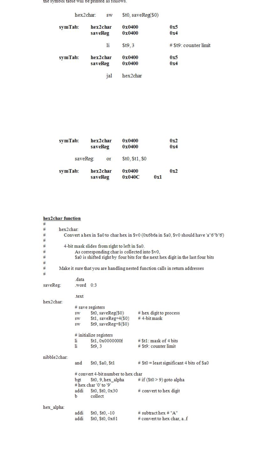 Solved In HW 3, successive characters in an input string are | Chegg.com