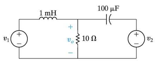 Solved Use the superposition theorem and the phasor method | Chegg.com
