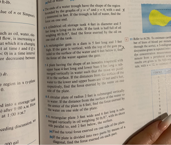 Solved ft-lb. full of Walel lue of n or Simpson's hounded by | Chegg.com