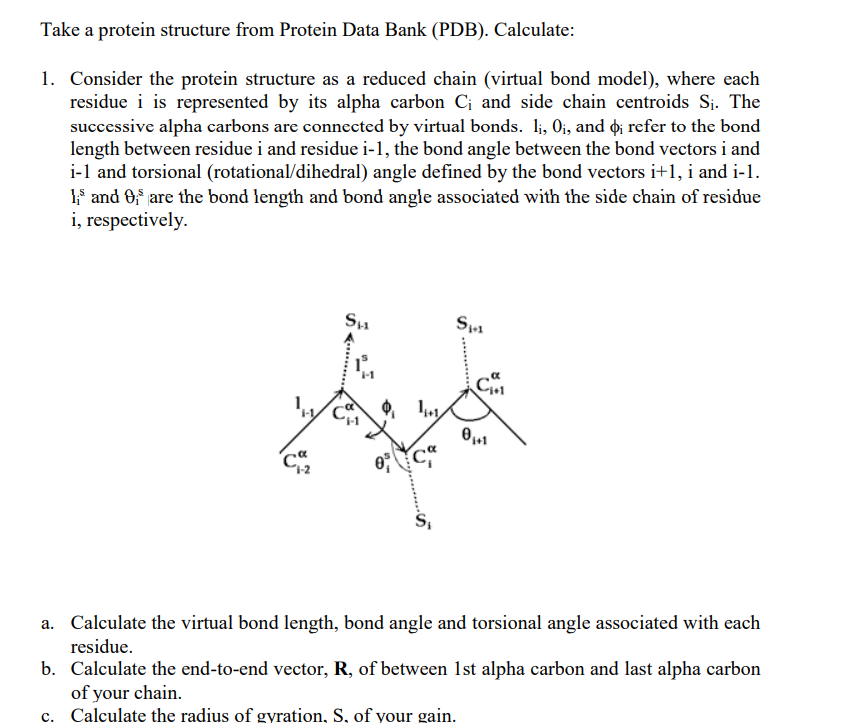 Solved Take a protein structure from Protein Data Bank | Chegg.com