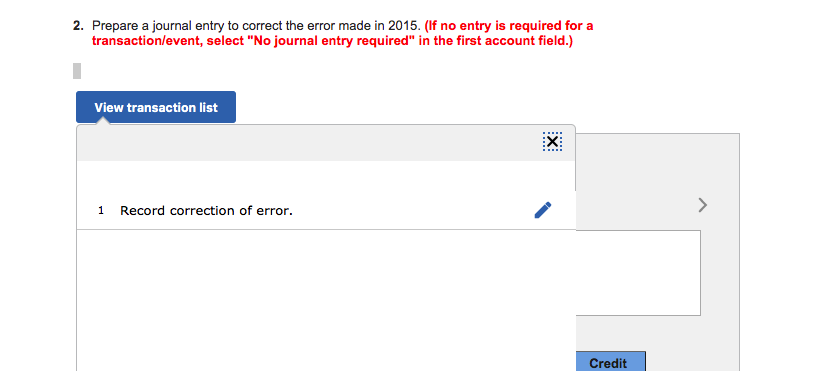 Solved value: 2.00 points Exercise 20-19 Error correction; | Chegg.com