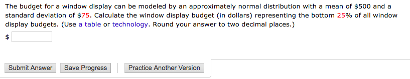 Solved The budget for a window display can be modeled by an | Chegg.com