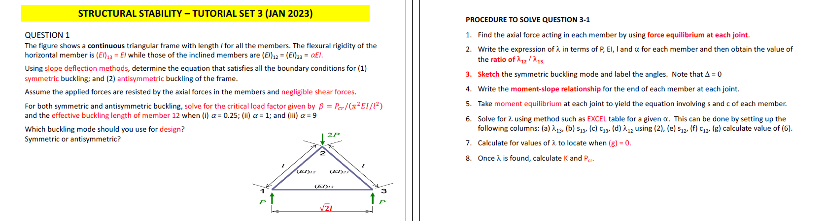 QUESTION 1 PROCEDURE TO SOLVE QUESTION 3-1 The figure | Chegg.com