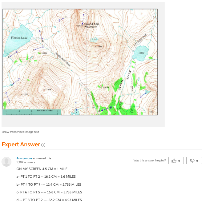 Solved What are the map bearings for each of these | Chegg.com