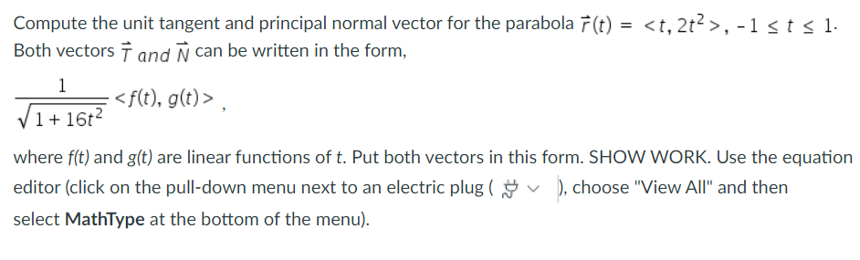 Solved Definition (Principal Unit Normal Vector) Nt) The | Chegg.com