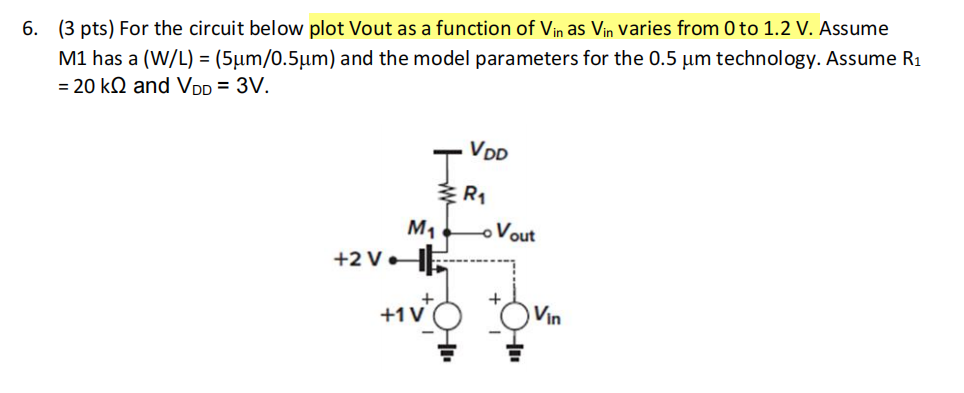 Solved VTO: threshold voltage with zero VSB (unit: V) GAMMA: | Chegg.com