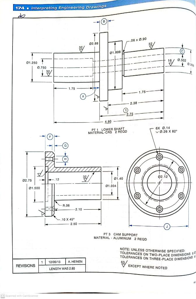 Solved UNIT 22 . 175 QUESTIONS: 1. Calculate dimensions to | Chegg.com