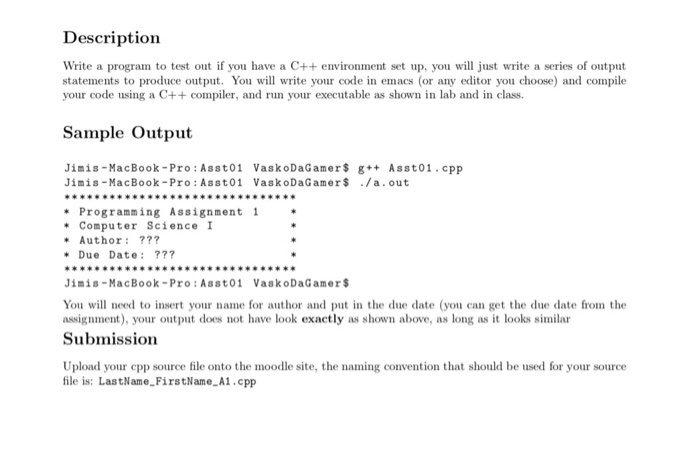 Solved Description Write a program to test out if you have a | Chegg.com