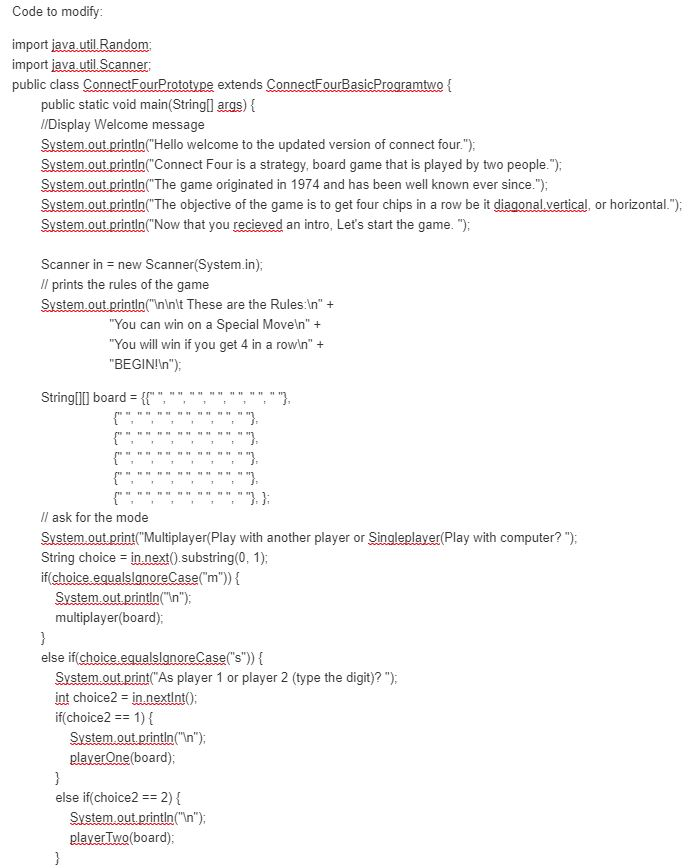Solved This is a java eclipse code that implements the text | Chegg.com