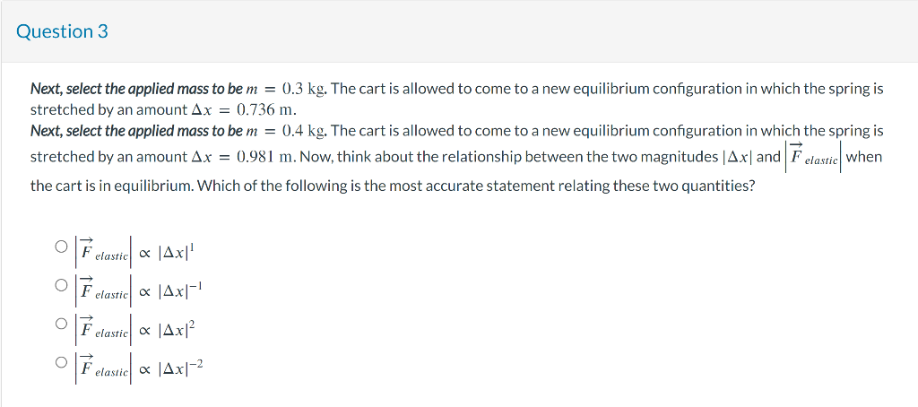 Solved Suppose a spring has length L0 when neither stretched | Chegg.com