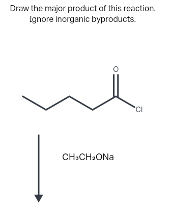 Solved Draw the major product of this reaction. Ignore | Chegg.com