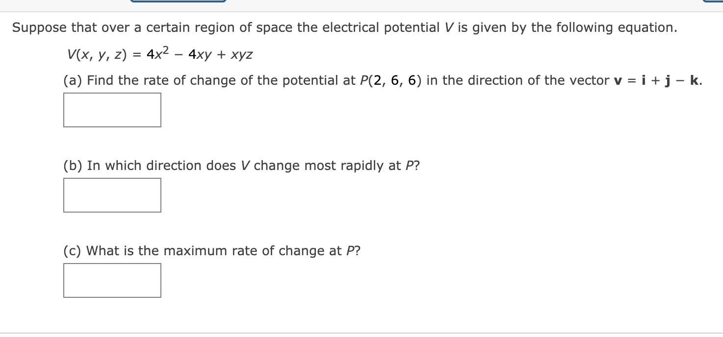 Solved ippose that over a certain region of space the | Chegg.com