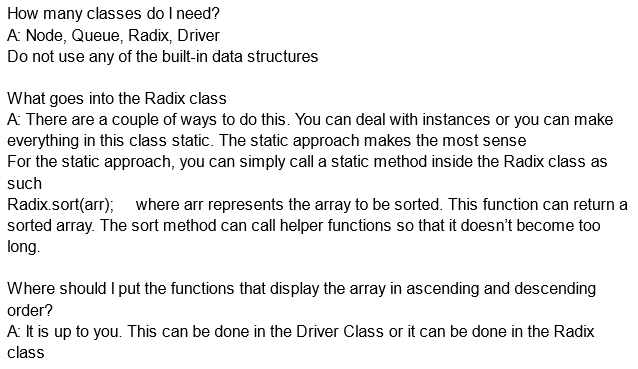 Solved Radix sort Come up with an unsorted array of numbers | Chegg.com