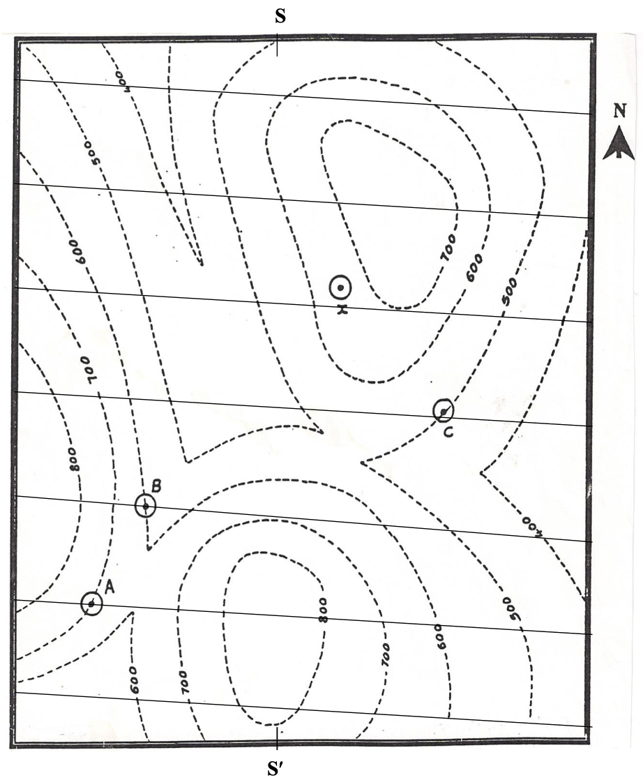Geologic Maps (Inclined Beds) The following map | Chegg.com