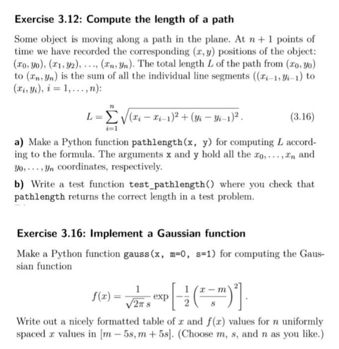 Solved Exercise 3.12: Compute the length of a path Some | Chegg.com
