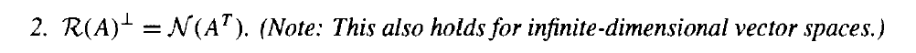 Solved 2. R(A)⊥=N(AT). (Note: This also holds for | Chegg.com