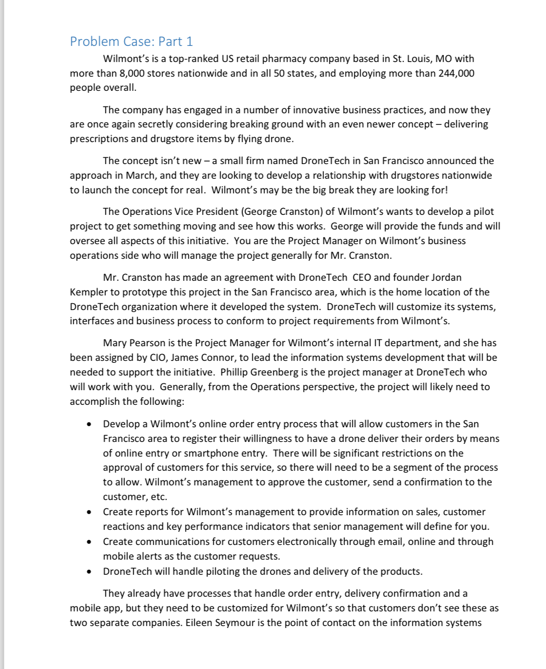 Solved PROJECT MANAGEMENT CLASSInitial WBS Assignment | Chegg.com