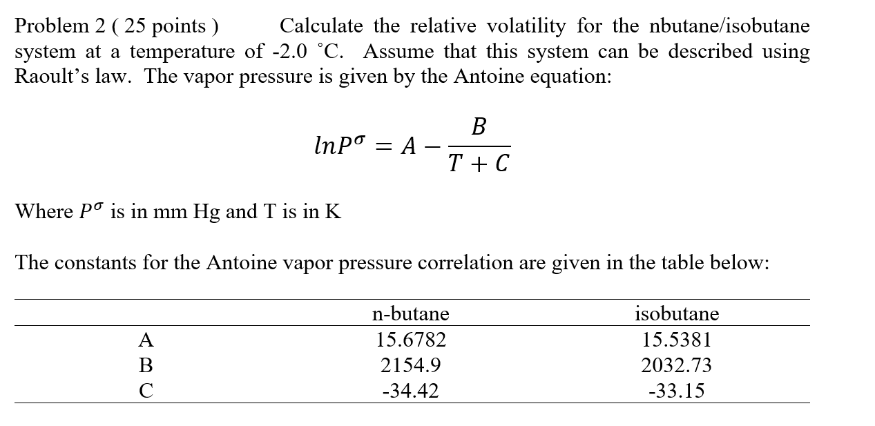 Solved Problem 2 ( 25 points ) Calculate the relative | Chegg.com
