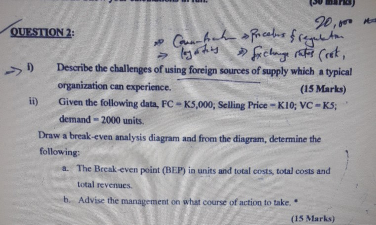 Solved na (mars) 20,000 QUESTION 2: Countech Proceles & | Chegg.com