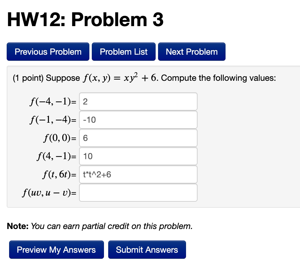 Solved HW12: Problem 3 Previous Problem Problem List Next | Chegg.com