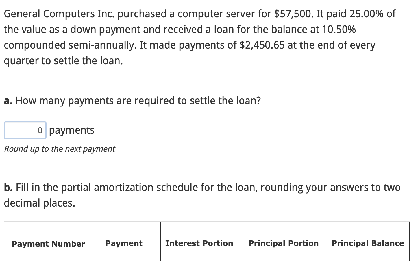 Solved General Computers Inc. purchased a computer server | Chegg.com