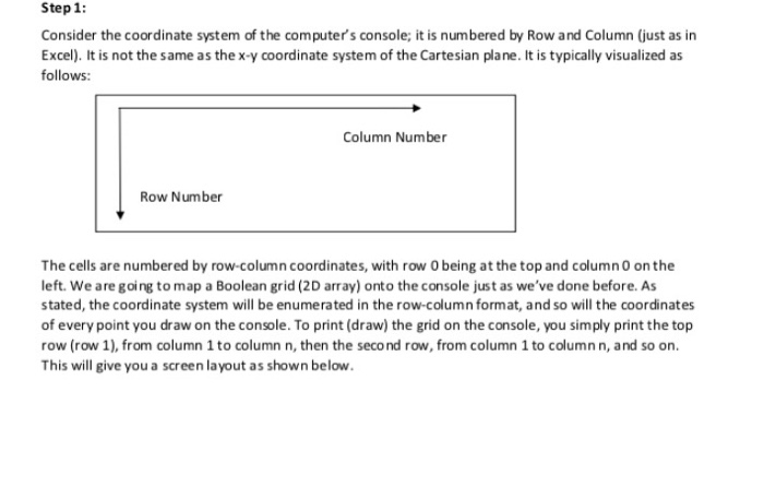Solved Step 1: Consider the coordinate system of the | Chegg.com