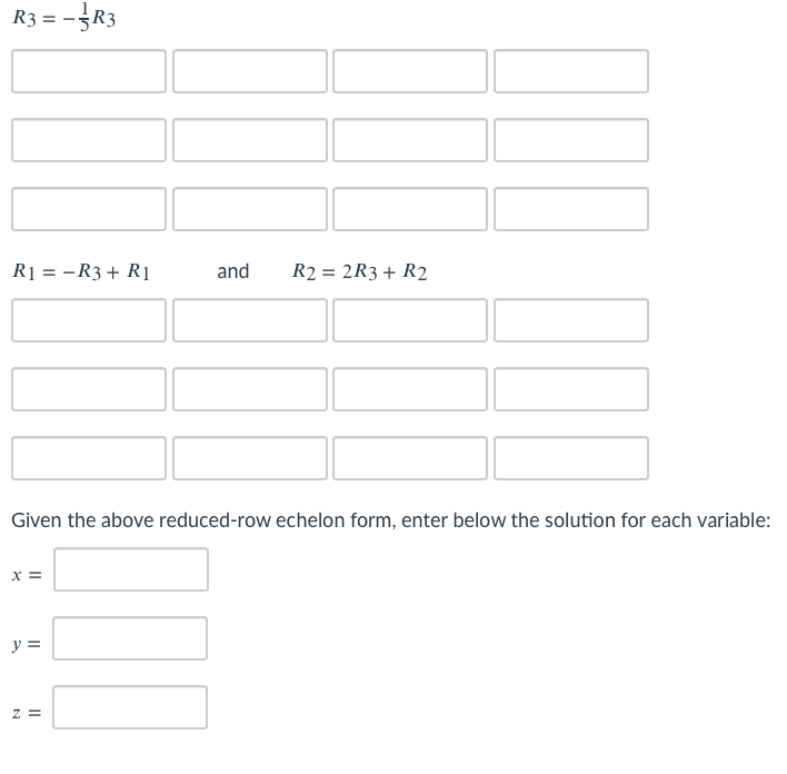 Solved 1 -2 As an example, in matrix 2 1 -1 the two row | Chegg.com
