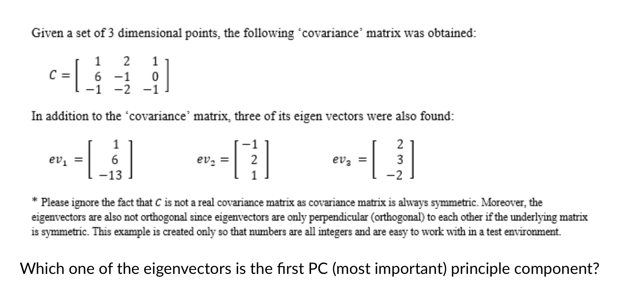Solved Given a set of 3 dimensional points, the following | Chegg.com