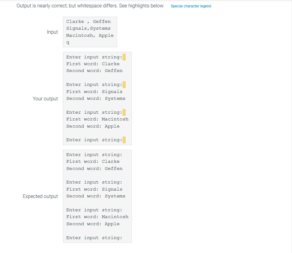 Solved 1: Compare output ^ 0/1 Output differs. See | Chegg.com